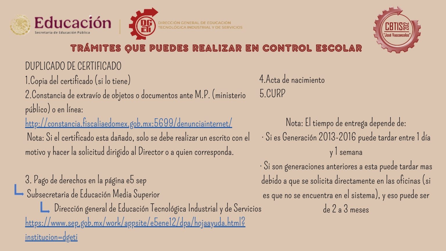 Control Escolar - CBTis No. 202