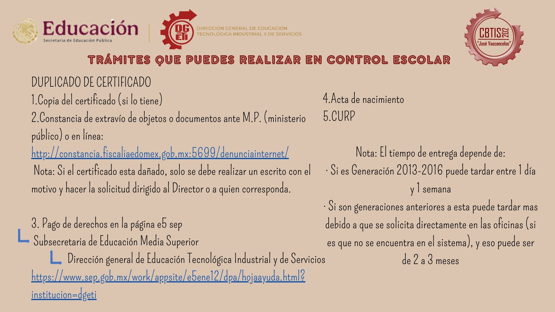 Control Escolar - CBTis No. 202